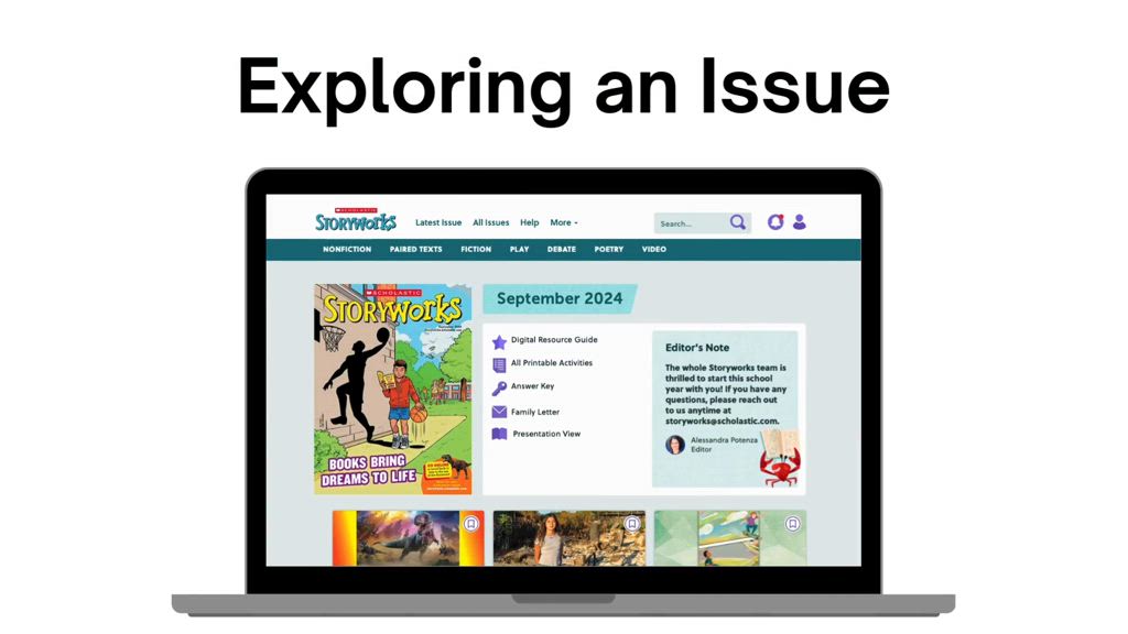 Storyworks | Teacher Homepage Logged In